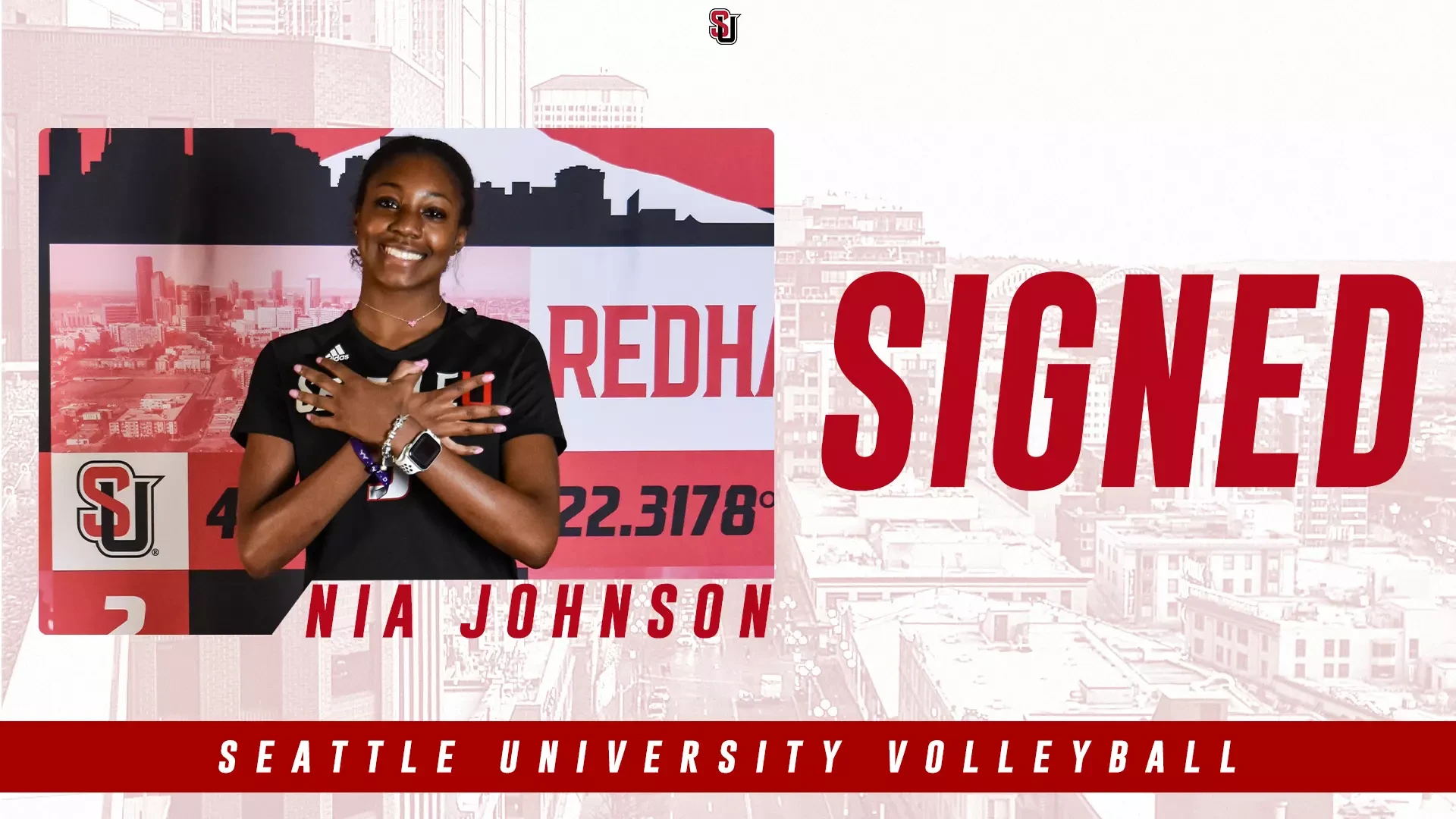 Volleyball Inks Nia Johnson - Seattle University Redhawks - Official ...