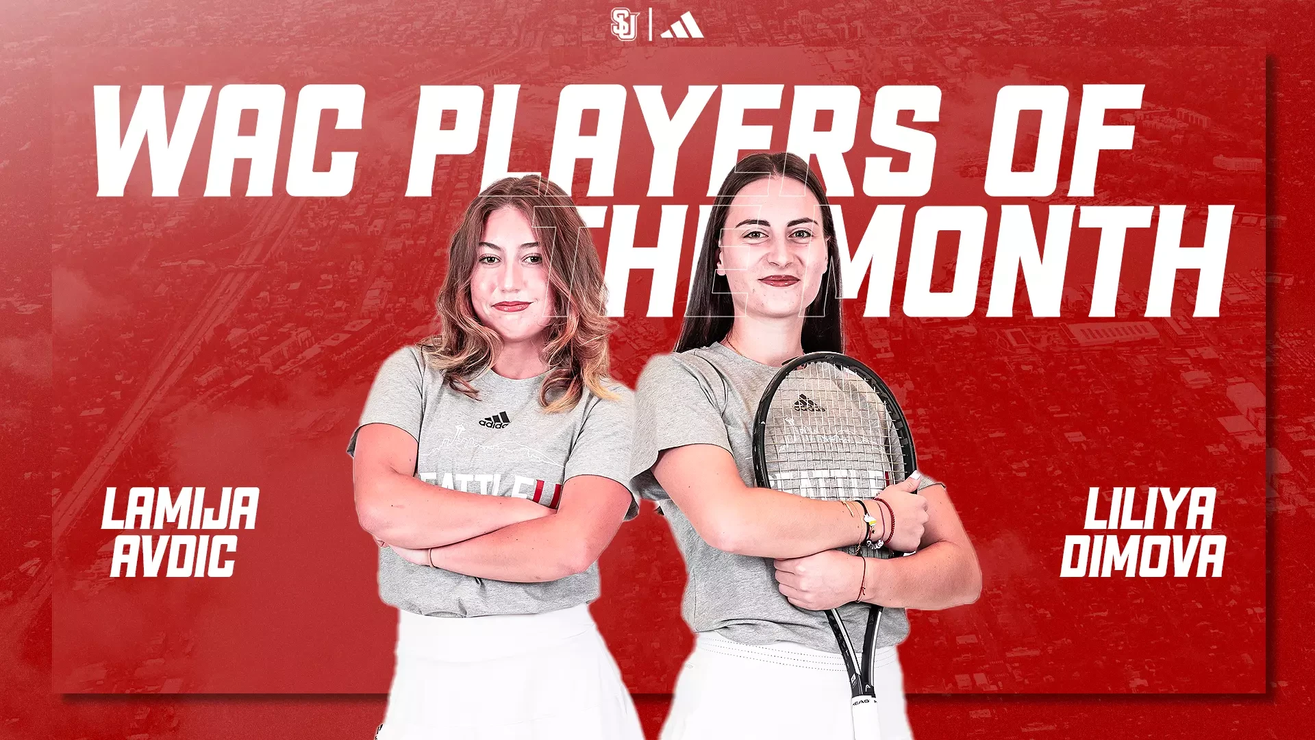Avdic, Dimova Named WAC Doubles Players Of The Month - Seattle ...