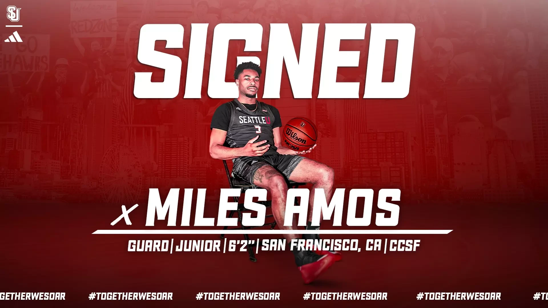Men's Hoops Inks Juco All-American, State Champ Miles Amos - Seattle ...